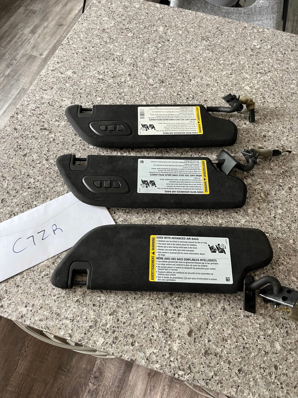 WTB (Want To Buy) Sunvisor, left - gm part# (84445346) - CorvetteForum ...