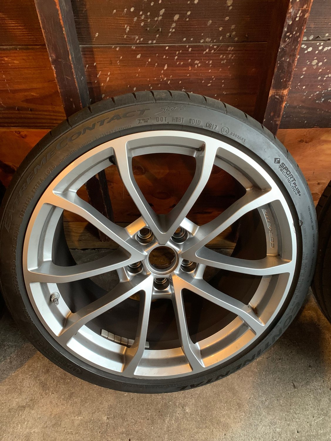 FS (For Sale) Oem silver rims and tires for c7 grand sport/z06 ...