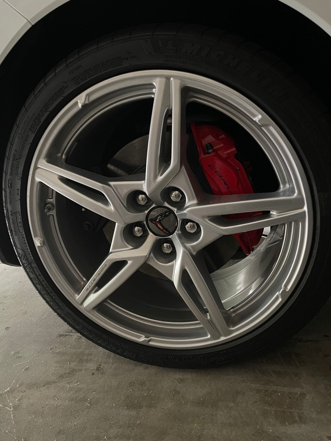 FS (For Sale) C8 stock silver wheels Maryland - CorvetteForum ...
