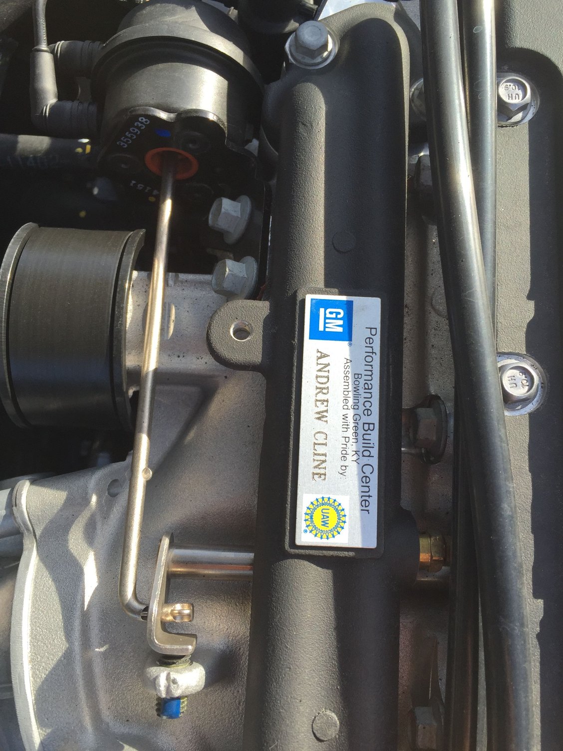 Does the Z06 have an engine build plate? - CorvetteForum - Chevrolet ...