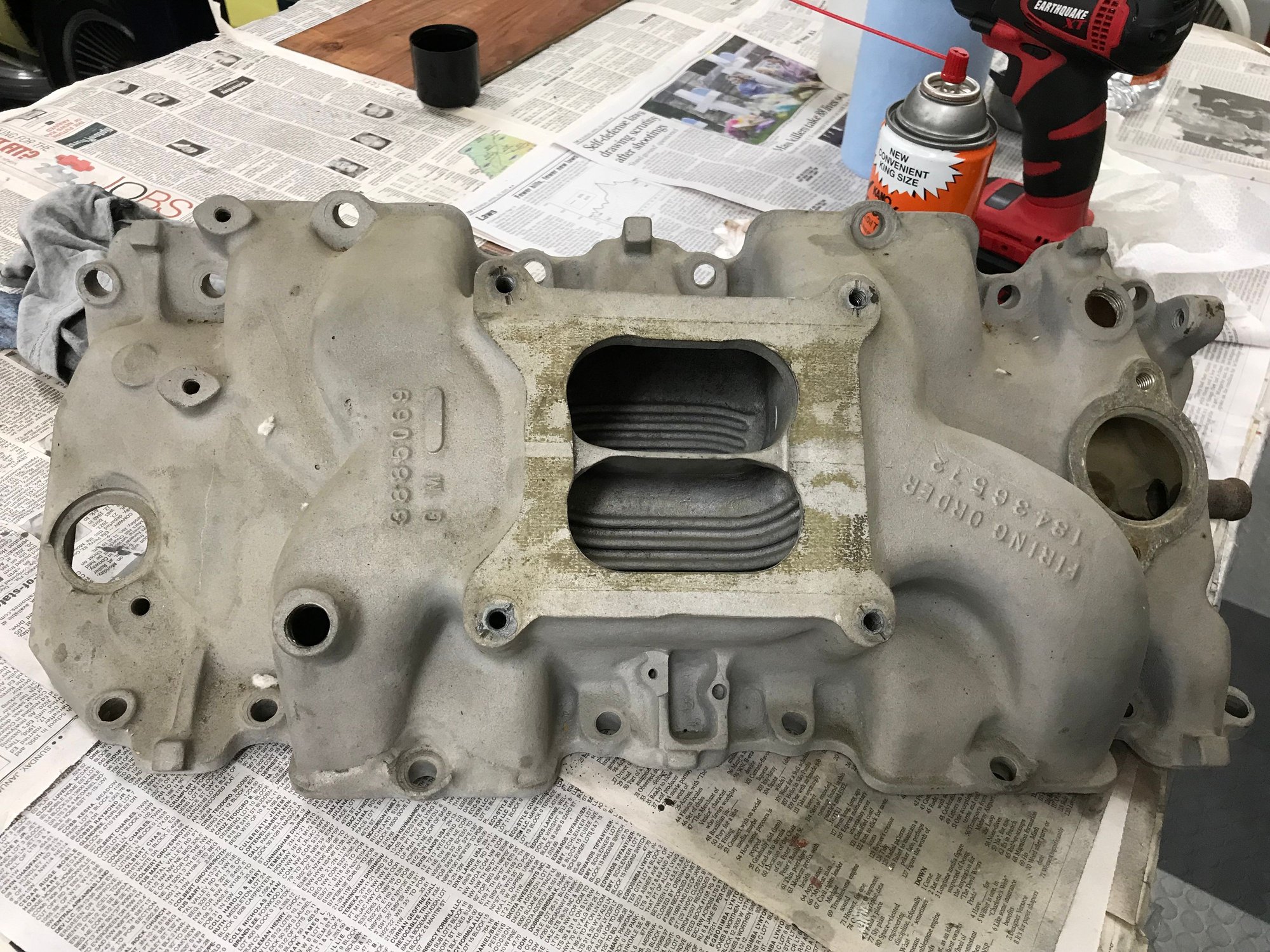 L72 intake manifold refinishing/reproduction options - CorvetteForum ...