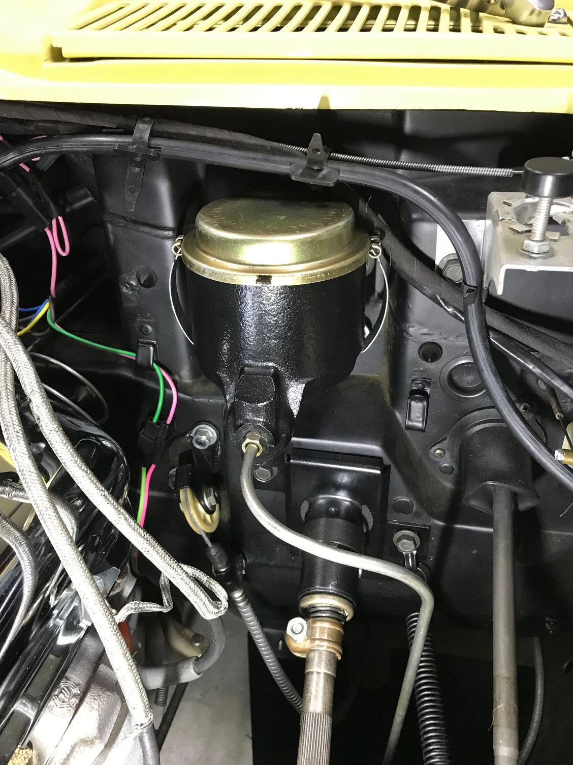 Firewall routing of forward lighting harness 66 - CorvetteForum ...