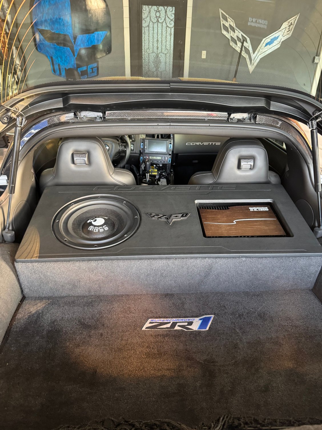 FS (For Sale) C6 subwoofer enclosure and amp rack w sub and amp ...