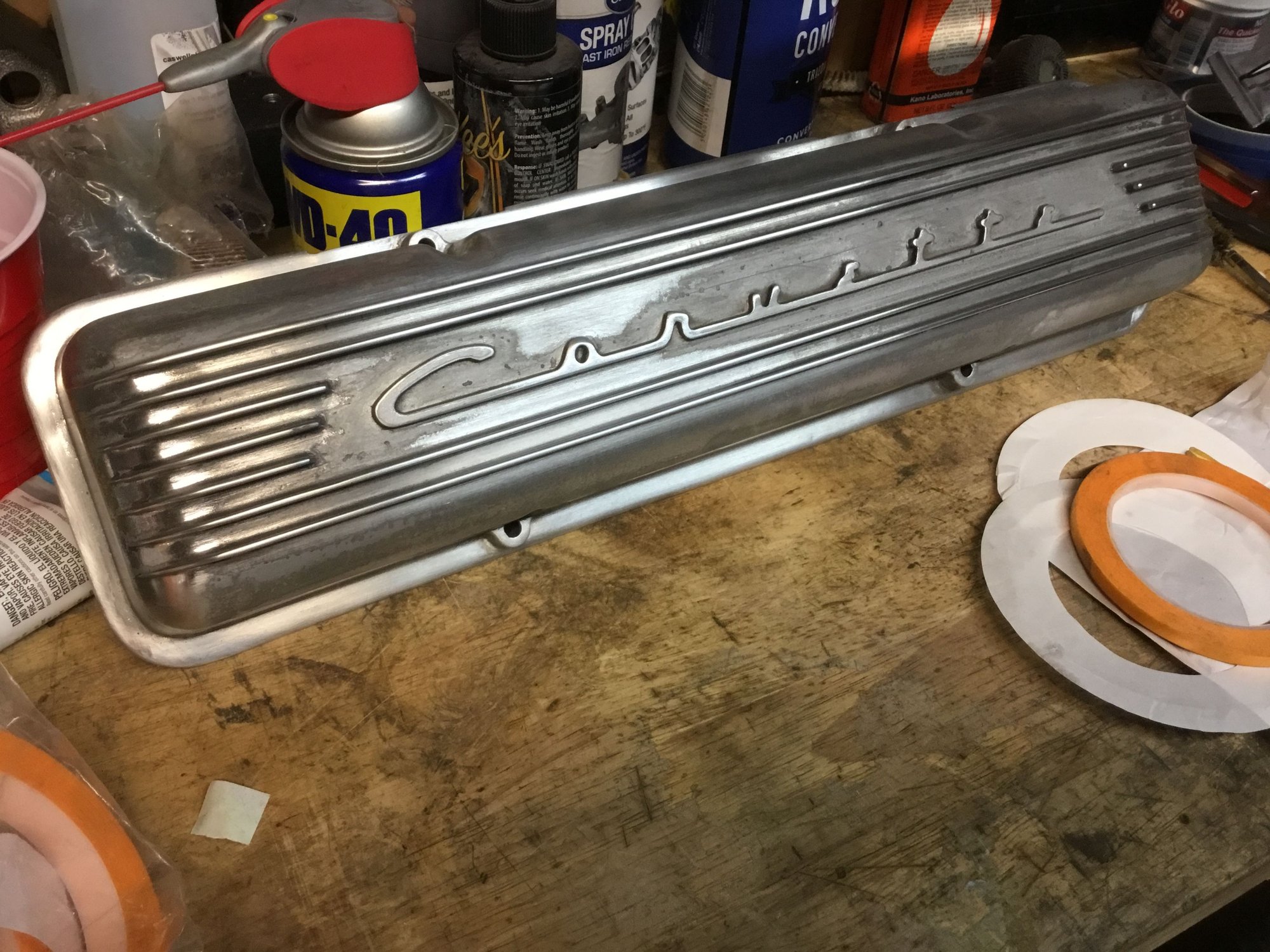 C2 Custom restoring corvette script valve covers - CorvetteForum ...