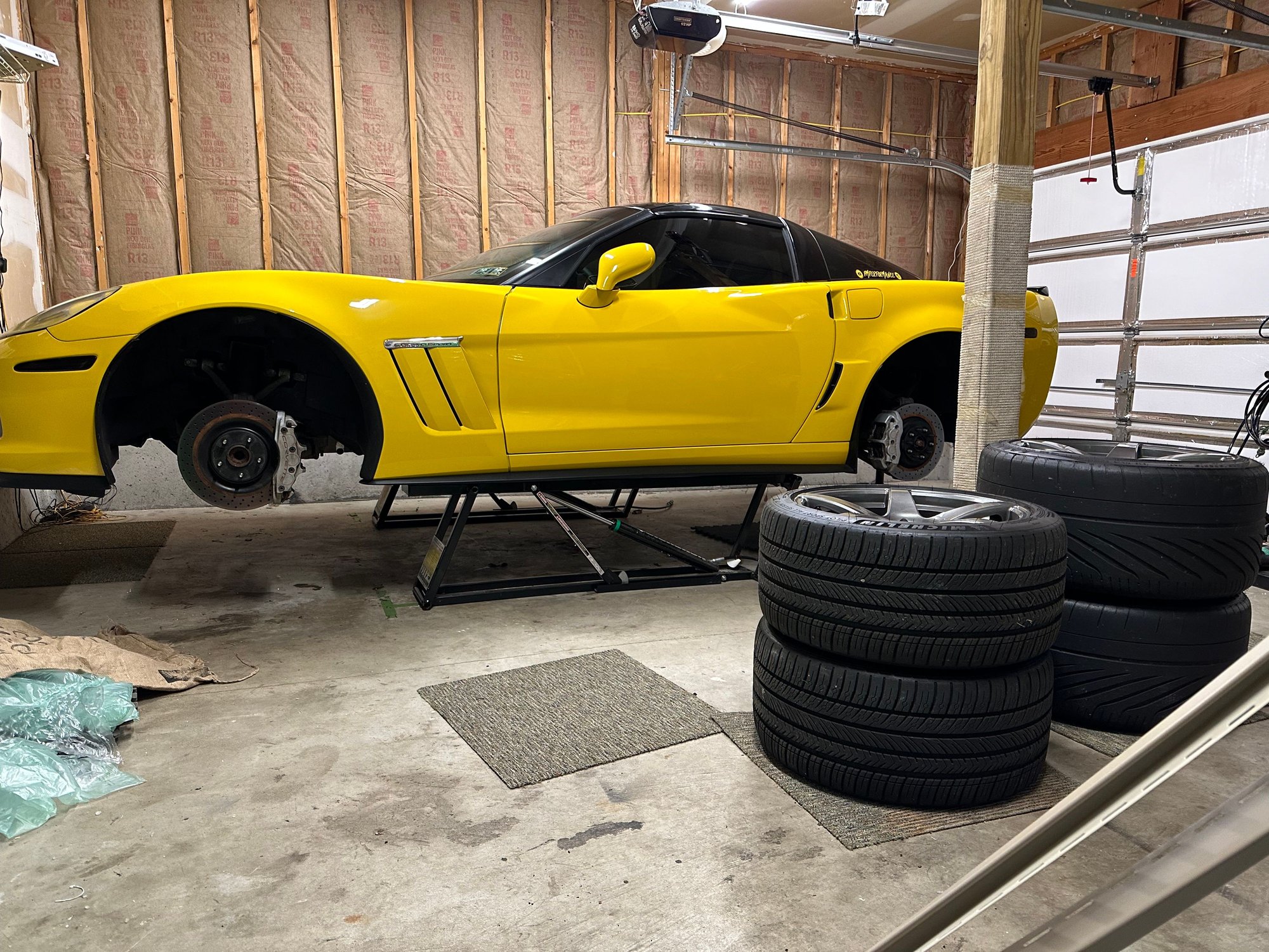 Maxjax 2 post lift doable with challenging garage? - CorvetteForum ...