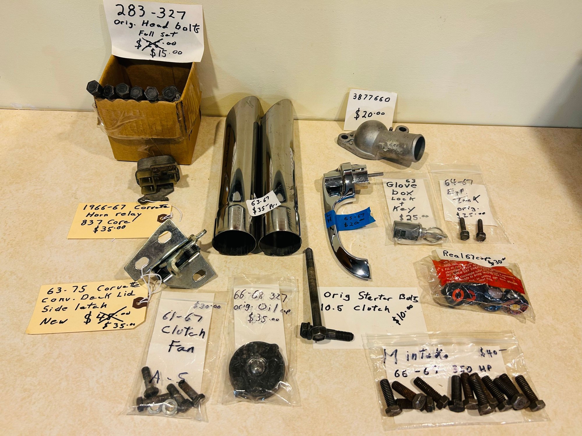 FS (For Sale) 1963 - 67 original parts Carlisle - CorvetteForum ...