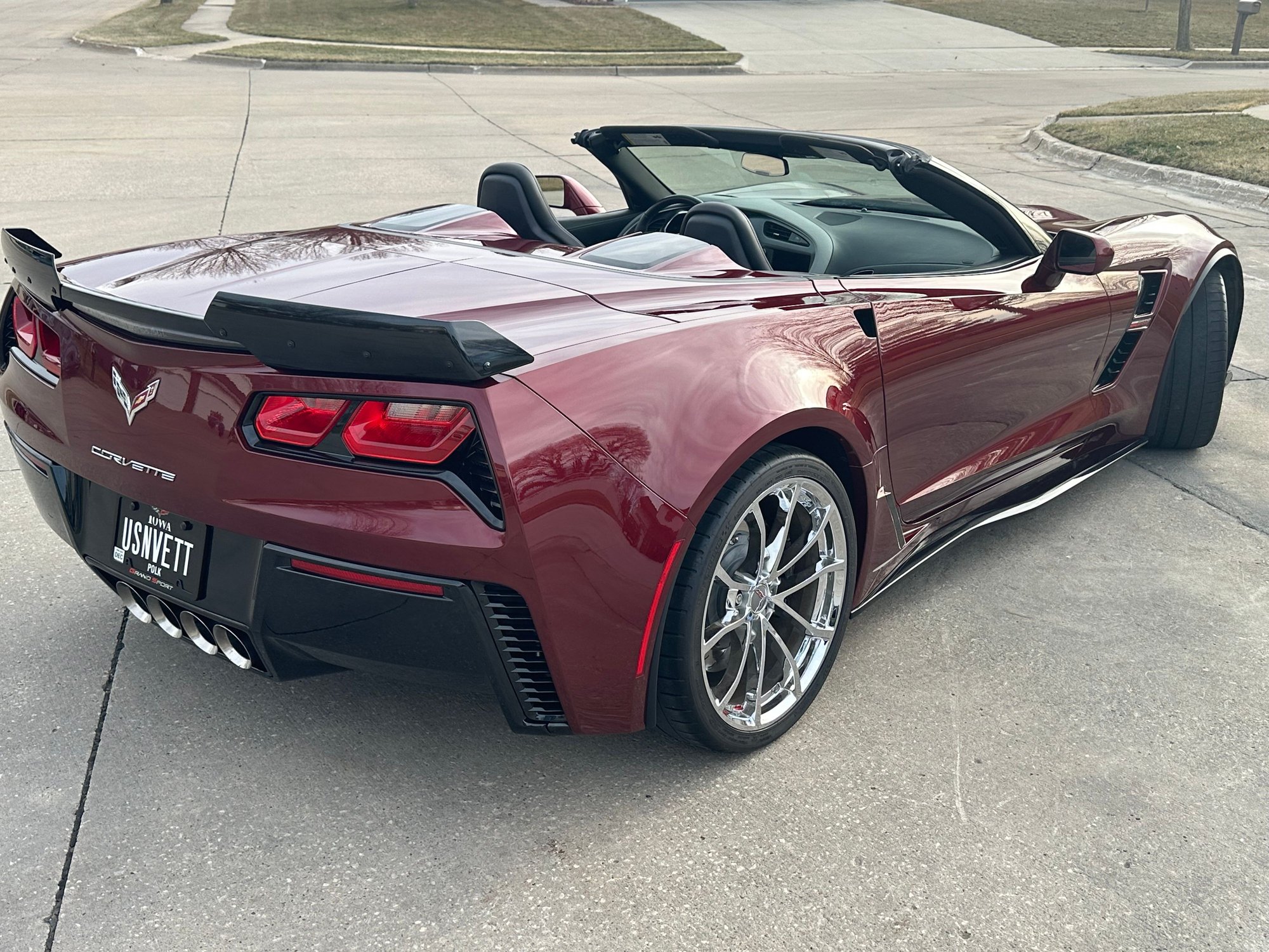 FS (For Sale) 2019 Long Beach Red, Grand Sport 2LT Convertible for sale ...