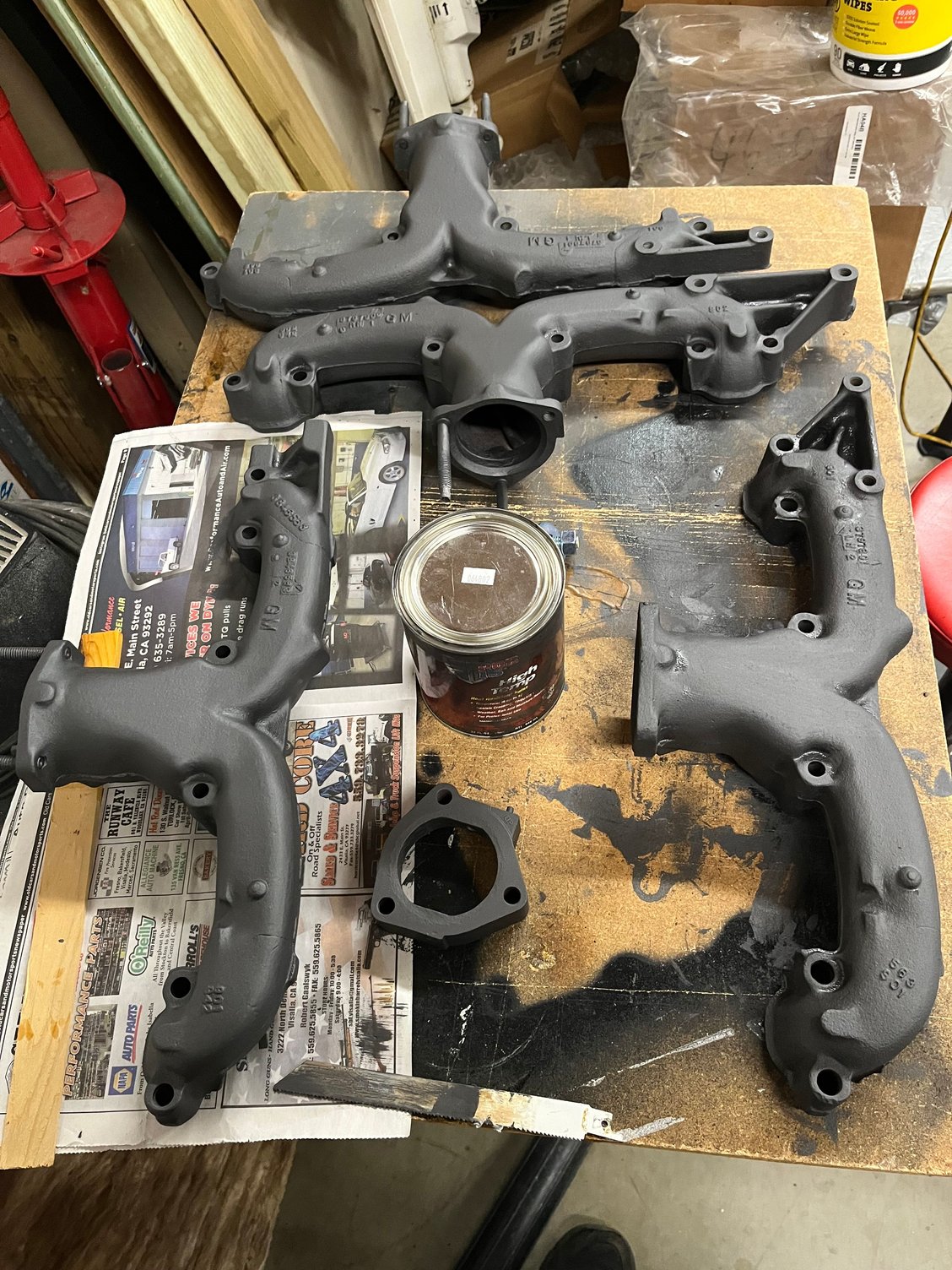 C2 Short exhaust headers or manifolds on Blueprint Engine ...