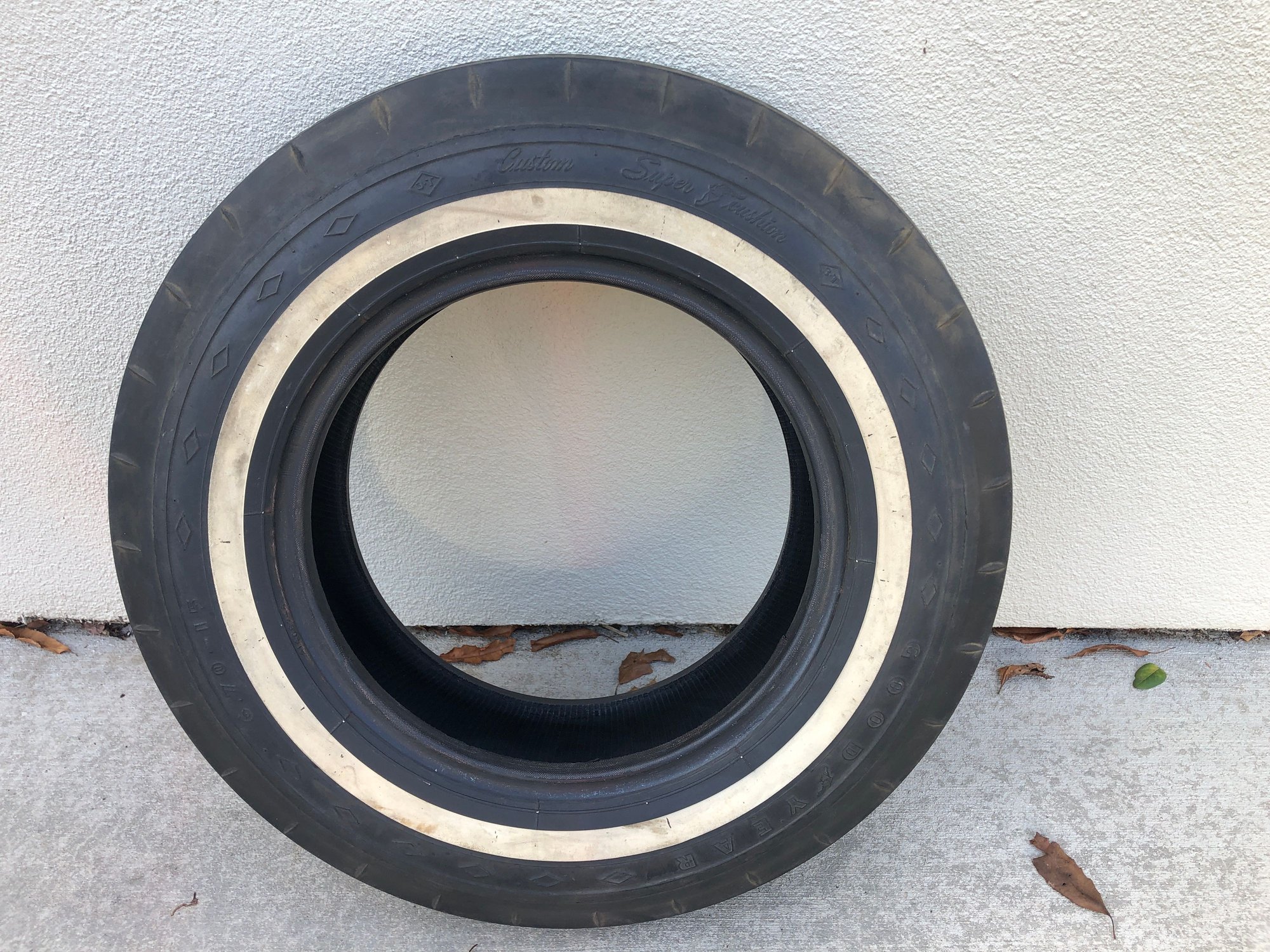 FS (For Sale) 6X70X15 non D.O.T. Goodyear whitewall tire ...