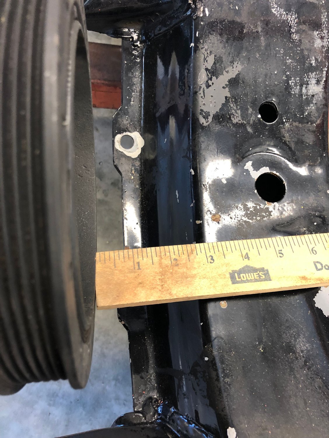 C2 LS3 Accessory drive and TR6060 shifter placement for 1964 Coupe LS ...