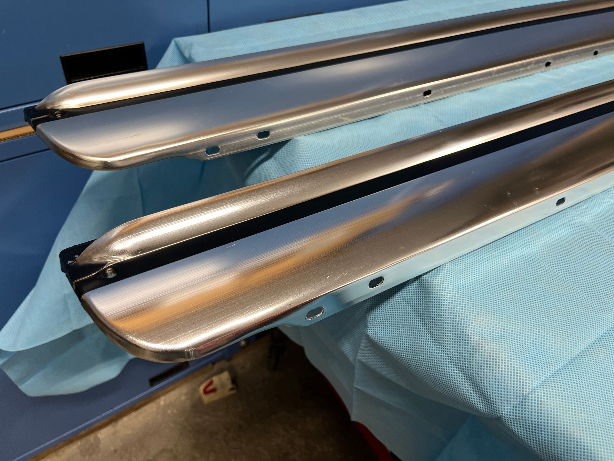 FS (For Sale) 1965 NOS Rocker Mouldings - panels (never installed) will ...