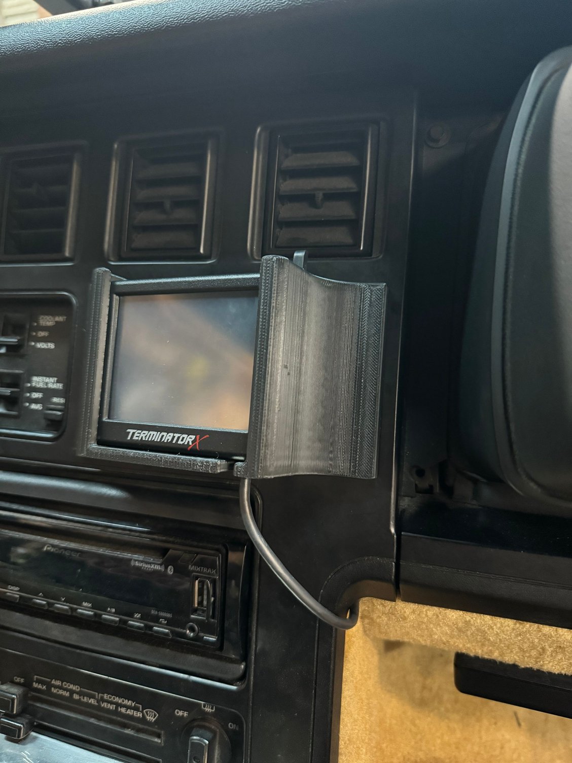 Holley Digital Dash Mount for 1984–1989 C4 – No Dash Cutting Needed ...