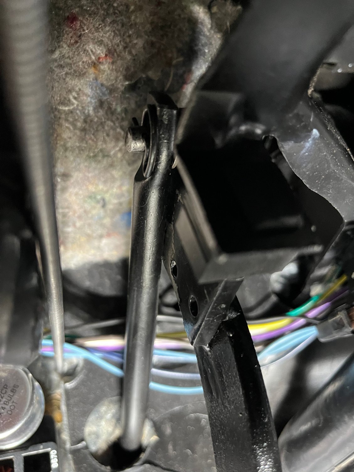 C2 Request for pictures of wiring under 67 steering column and clutch ...