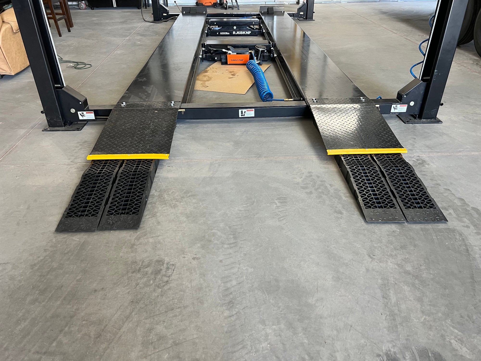 Car lift low approach angle ramp ... cheap solution - CorvetteForum ...