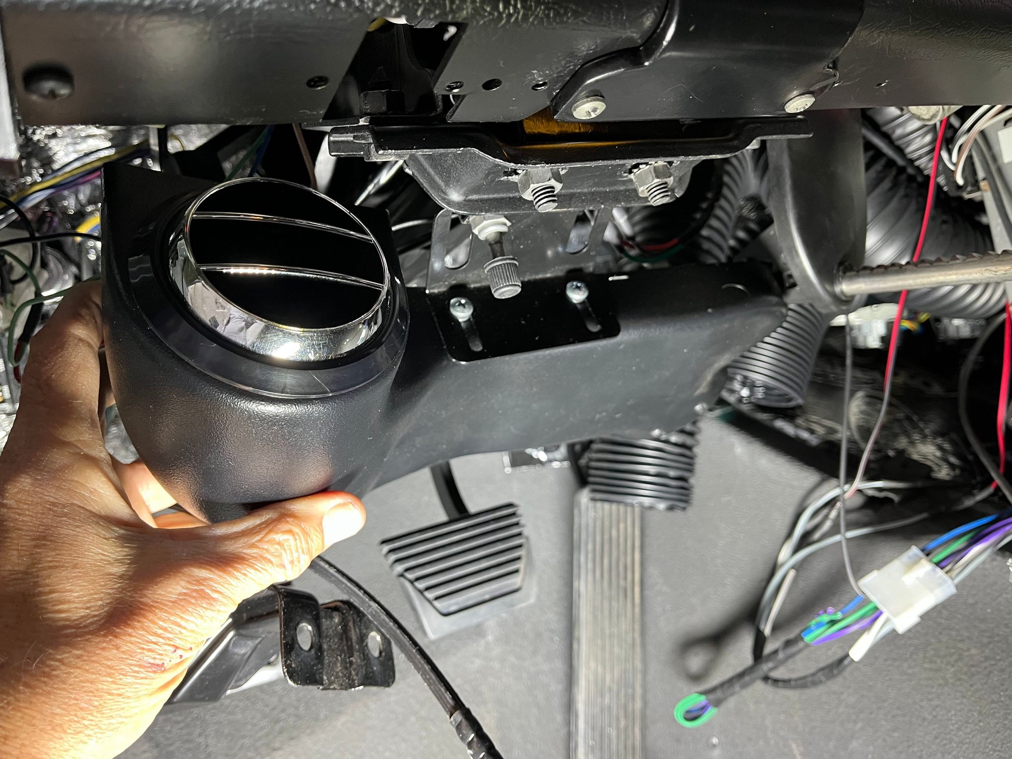 C2 Drivers side under dash duct fitment for Vintage Air on my 63 ...