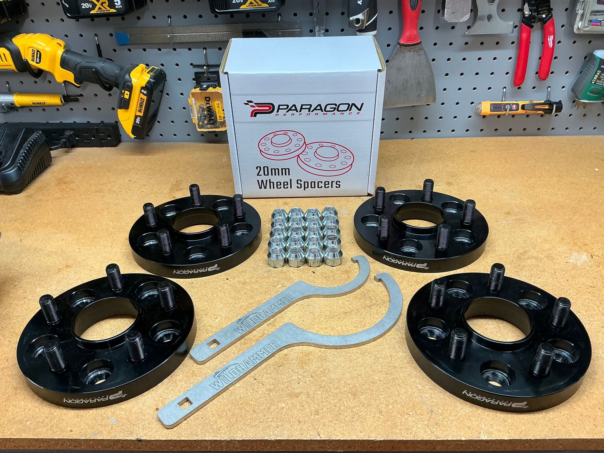 FS (For Sale) Paragon 20mm Wheel Spacers & Wildhammer Spanner Wrenches ...