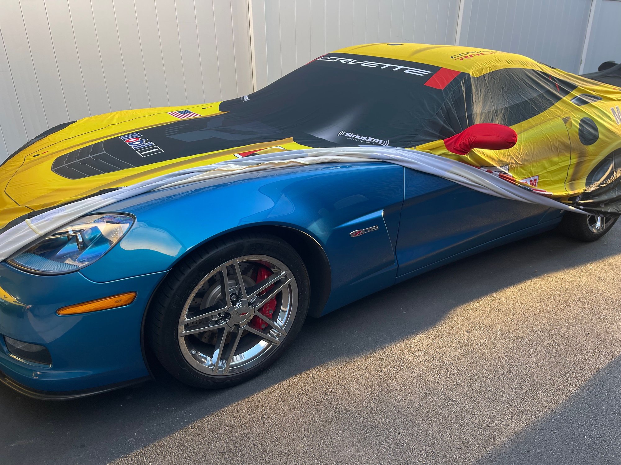 FS (For Sale) C7R Racing Car Cover fits C6 Z06 ZR1 like a glove only ...