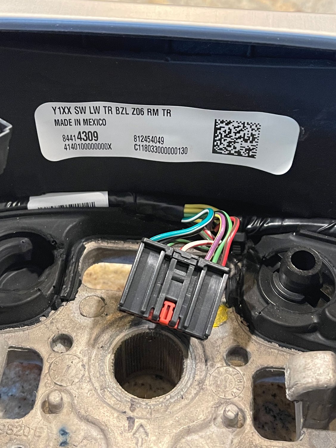 FS (For Sale) Brand new OEM Z06 steering wheel w/red stitching ...