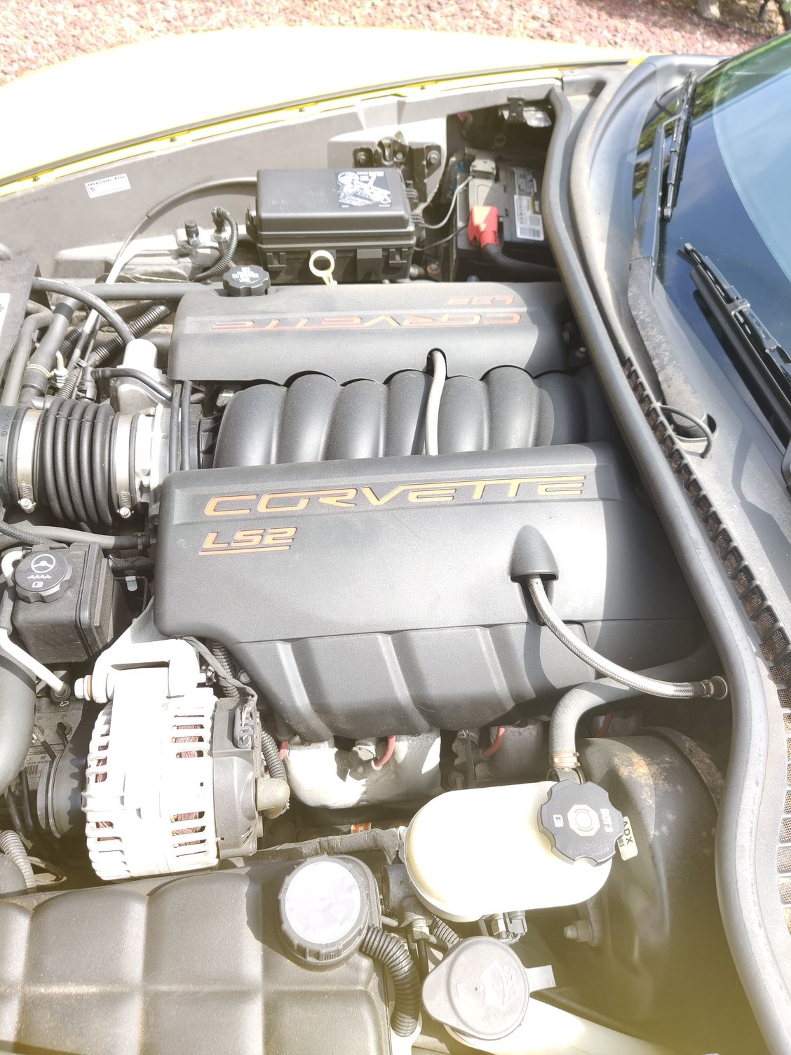 FS (For Sale) C6 Velocity Yellow convertible 3LT low mileage ...