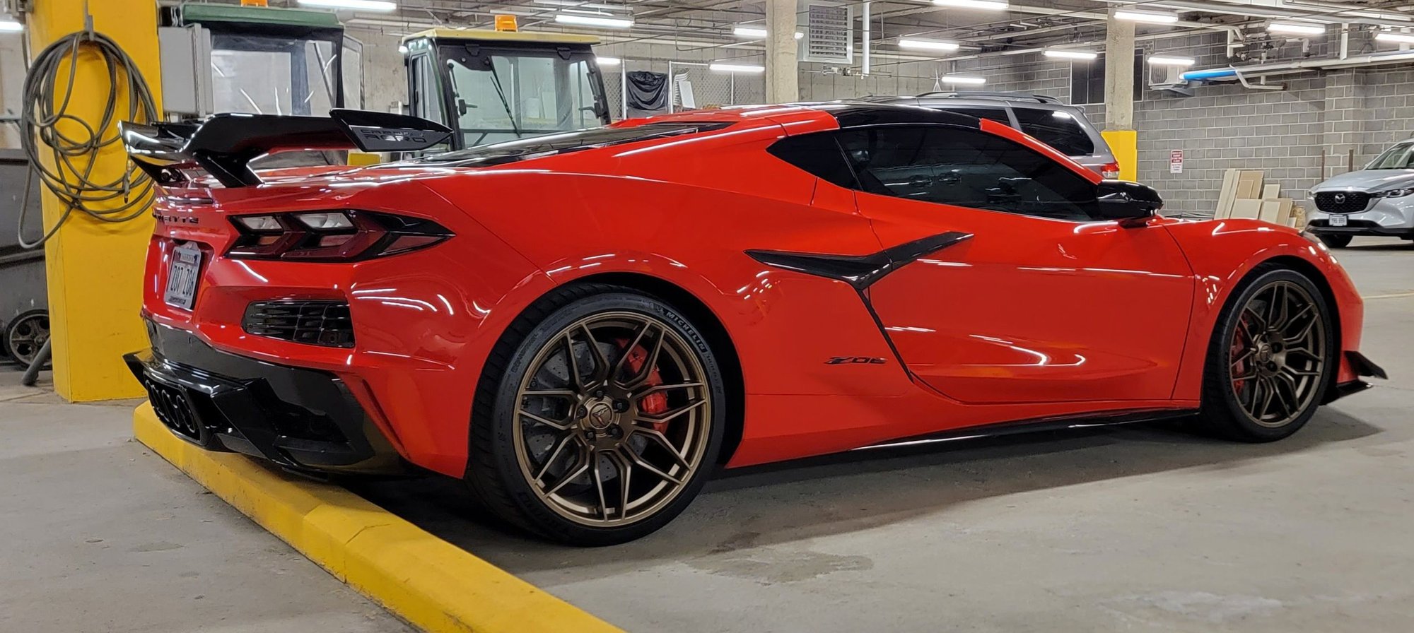 F/S 2023 Z06 3LZ Z07 Torch Red/black 147msrp xpel 2 sets wheels 3 sets ...