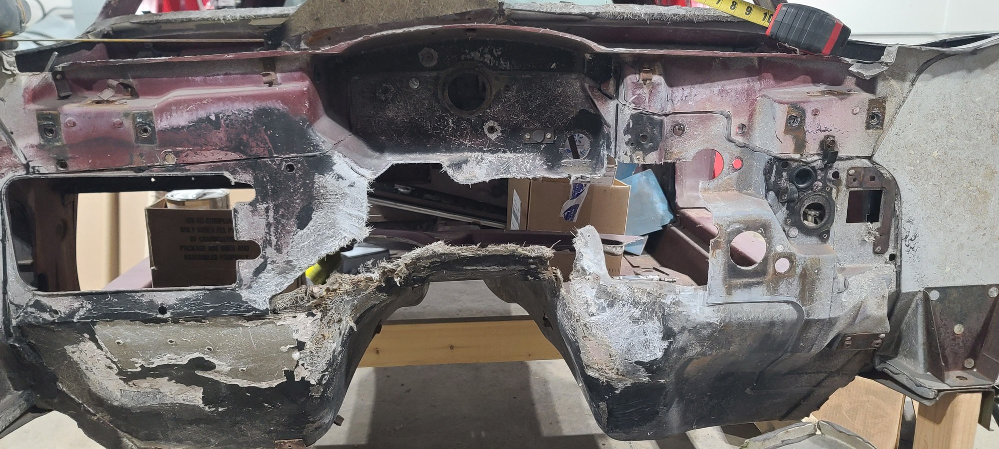 C2 66 Firewall rebuild finally some progress - CorvetteForum ...