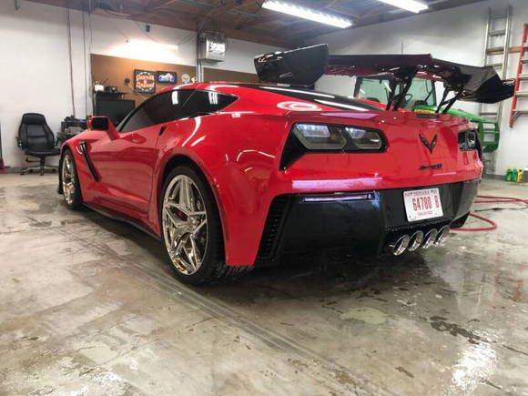 FS (For Sale) 2019 ZR1, Manual, $249,995 Red/Red ZTK Track Performance ...