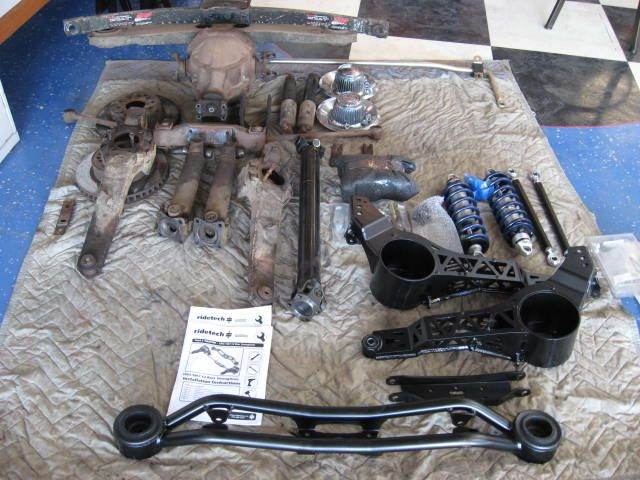 New Project: Dropping the Rear Suspension and Installing the Ridetech ...