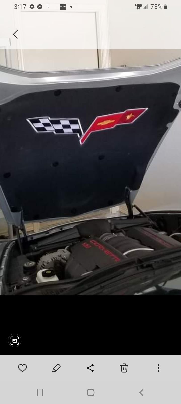 C6 under hood liner embroidery patch - CorvetteForum - Chevrolet ...