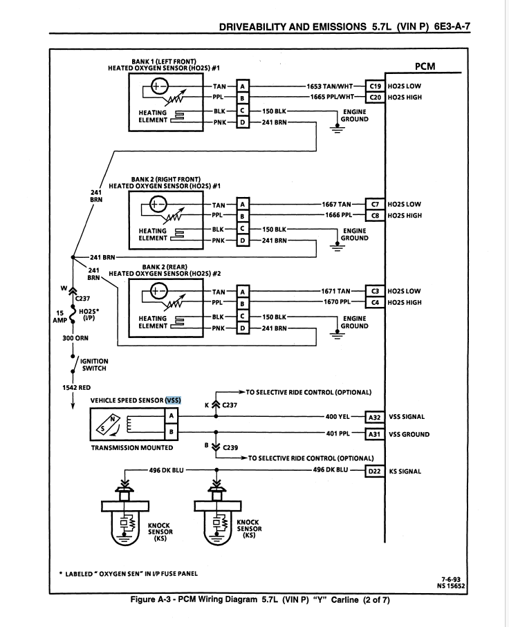 Pin-Out chart needed for 1994 1995 1996 1997 Corvette PCM and BCM ...