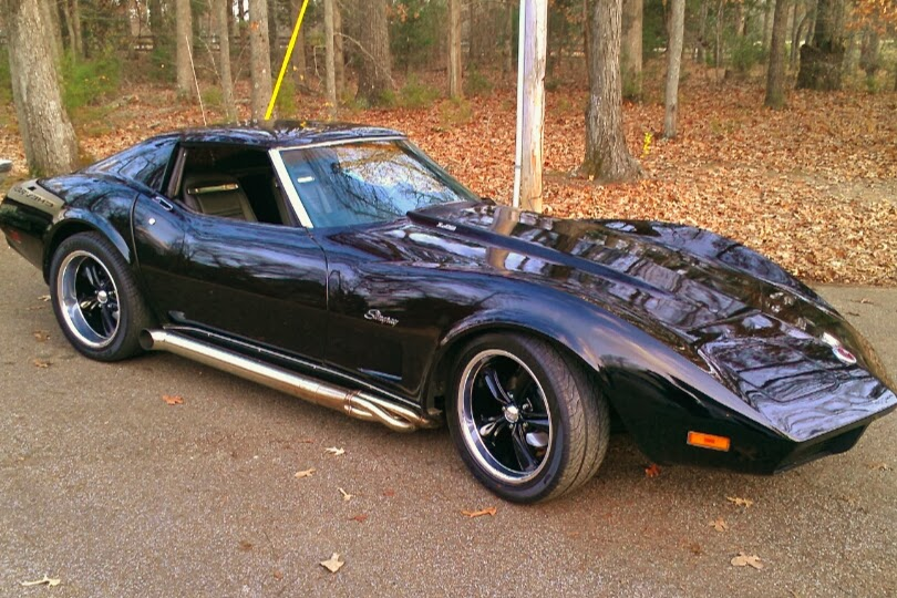 Black C3 with black torq thrust 2 style wheels - CorvetteForum ...