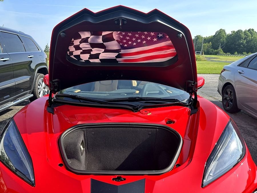 A GREAT NEW PRODUCT- 2020-2023 C8 Corvette Under Front Trunk Frunk Hood ...