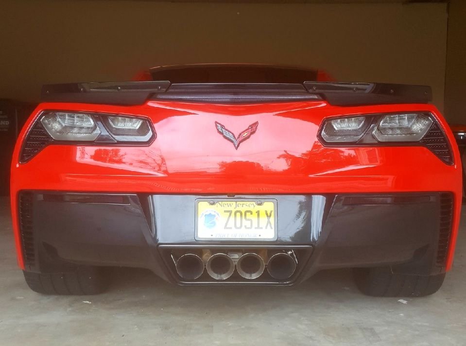My personalized plates are in for my Z06! - CorvetteForum - Chevrolet ...