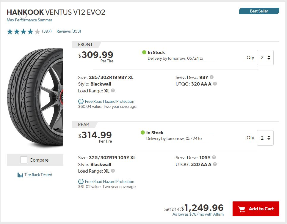 WTT (Want To Trade) Flow One F4 Wheels and Tires - CorvetteForum ...