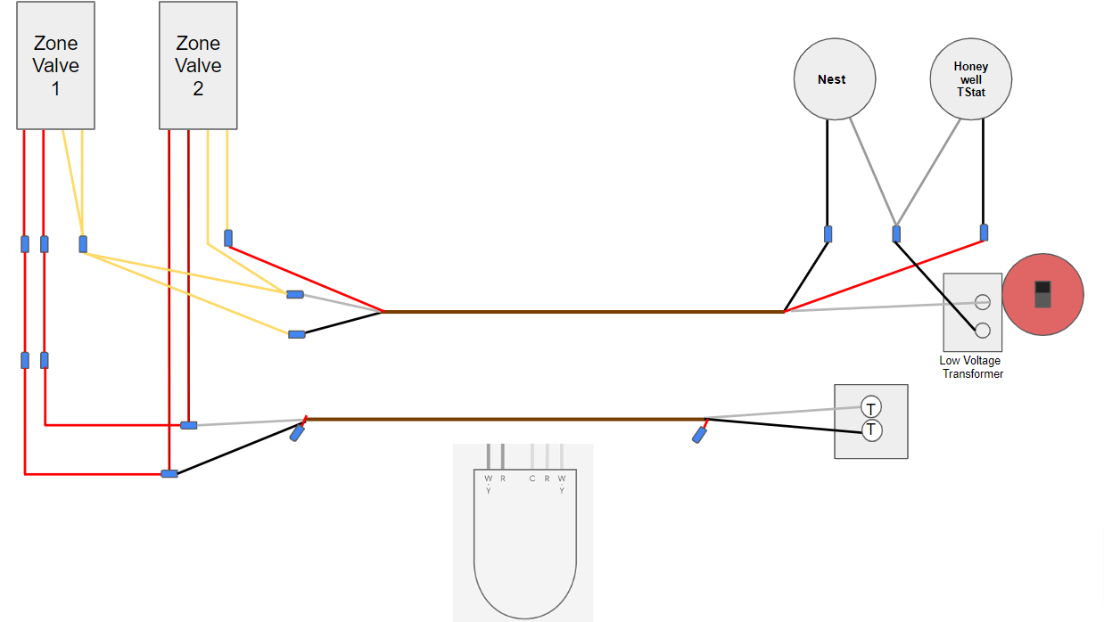Nest Power Connector - Honeywell 2 Motorized Zone Valve - DoItYourself ...