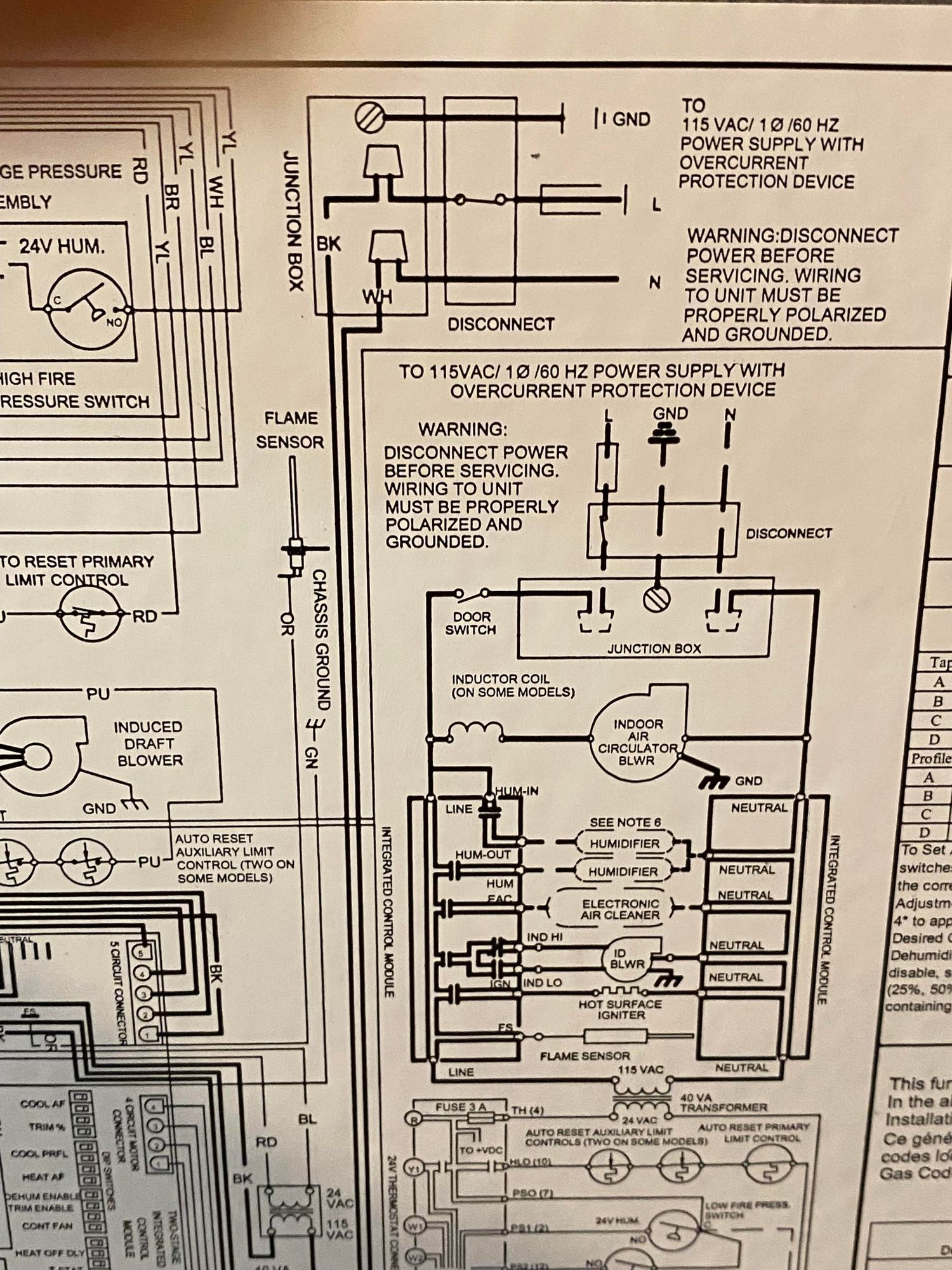 Aprilaire 600A humidifier wiring help, please - DoItYourself.com ...