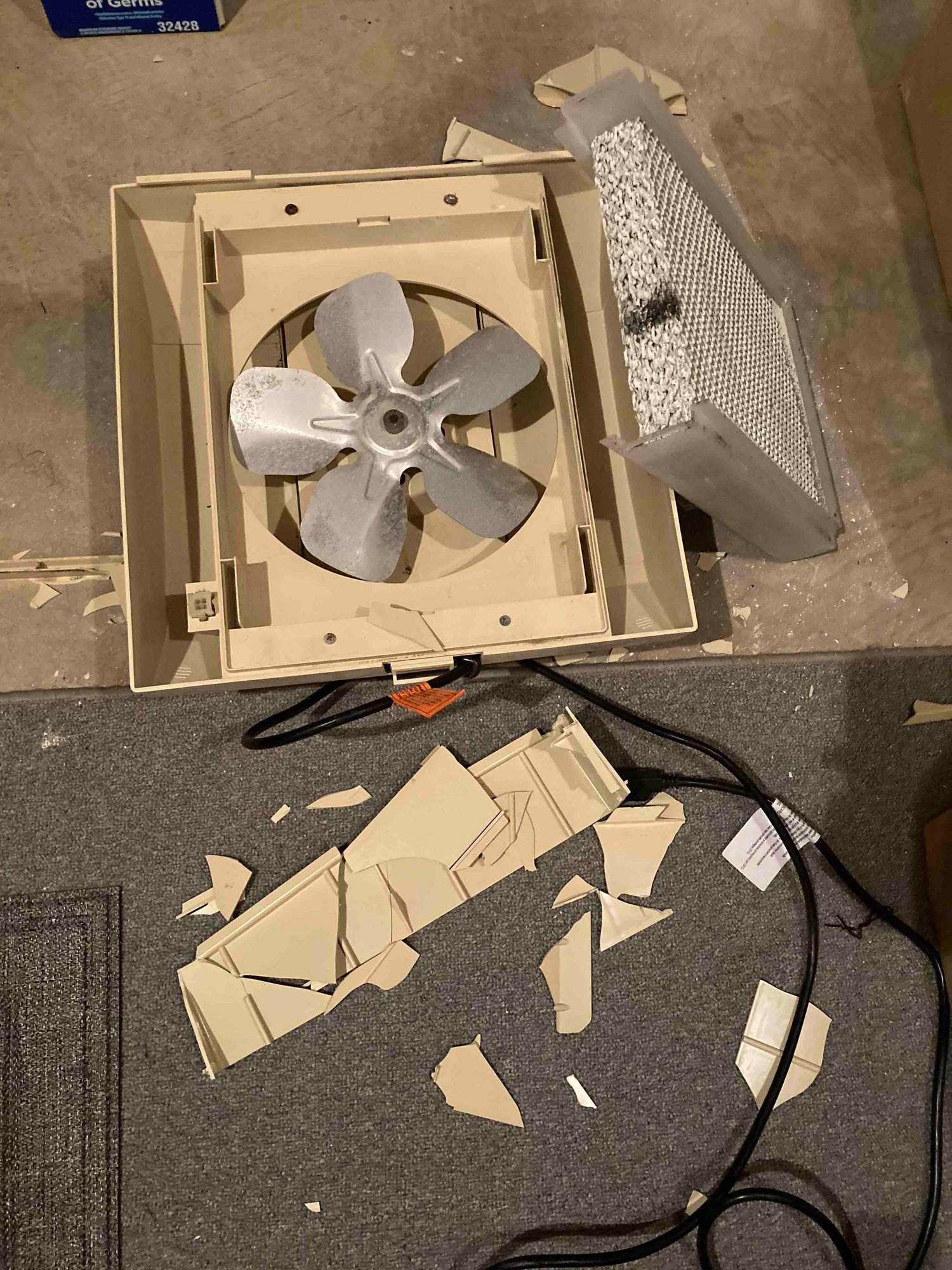 Humidifier fell and crashed to pieces | Terry Love Plumbing Advice ...