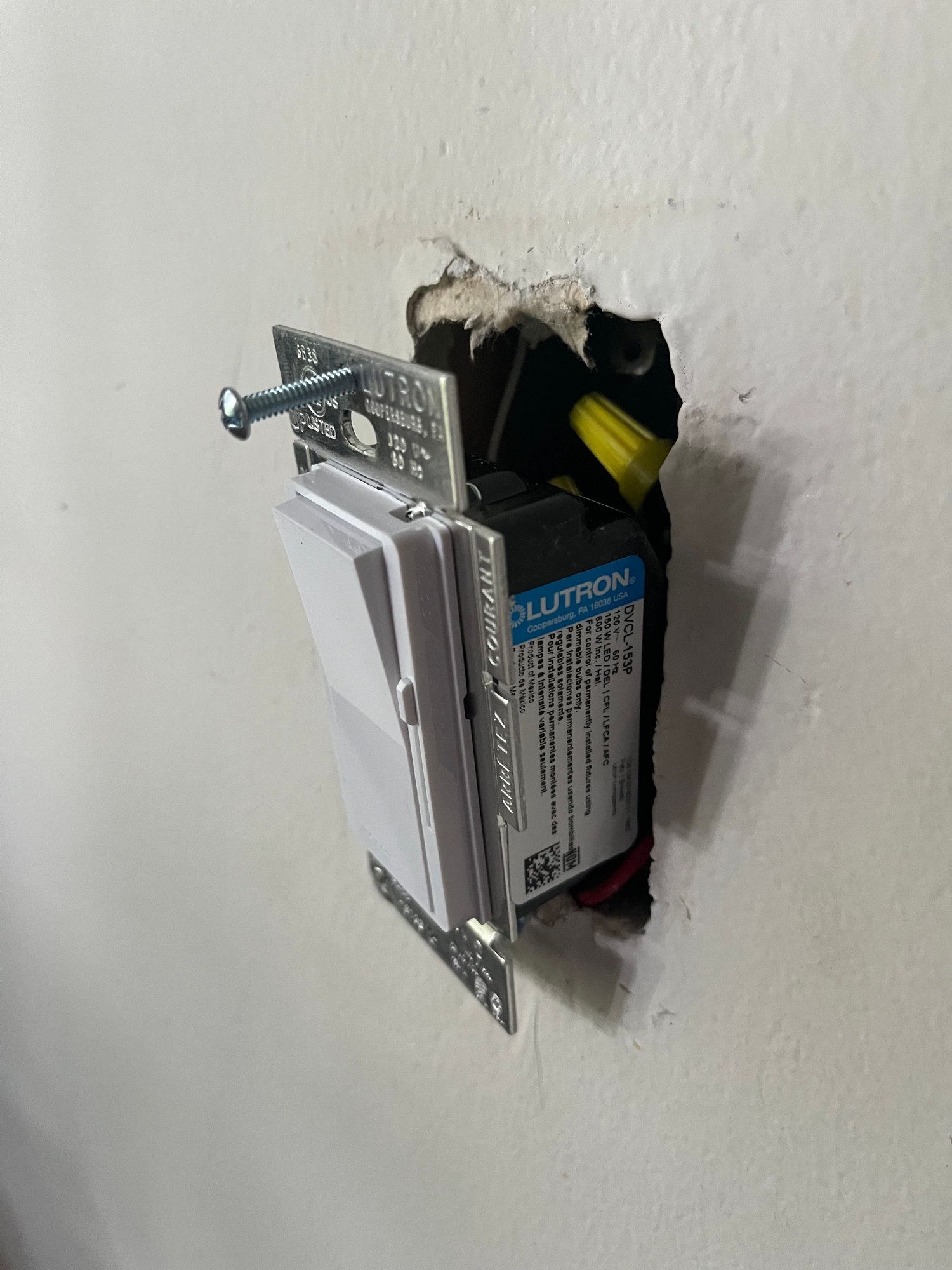 light switch NOT fitting - DoItYourself.com Community Forums