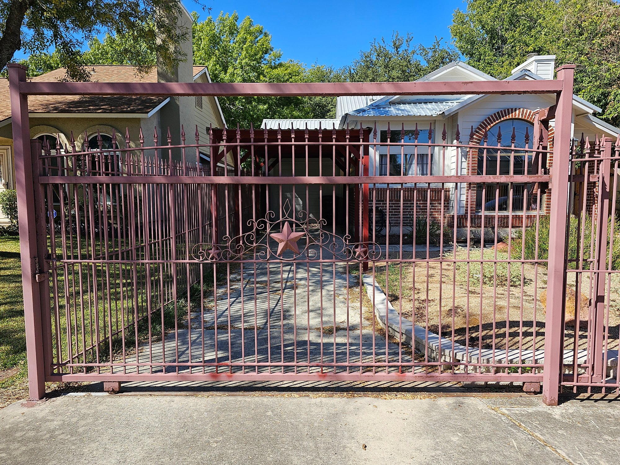 How do I attach gate opener to existing push-open gate? - DoItYourself ...