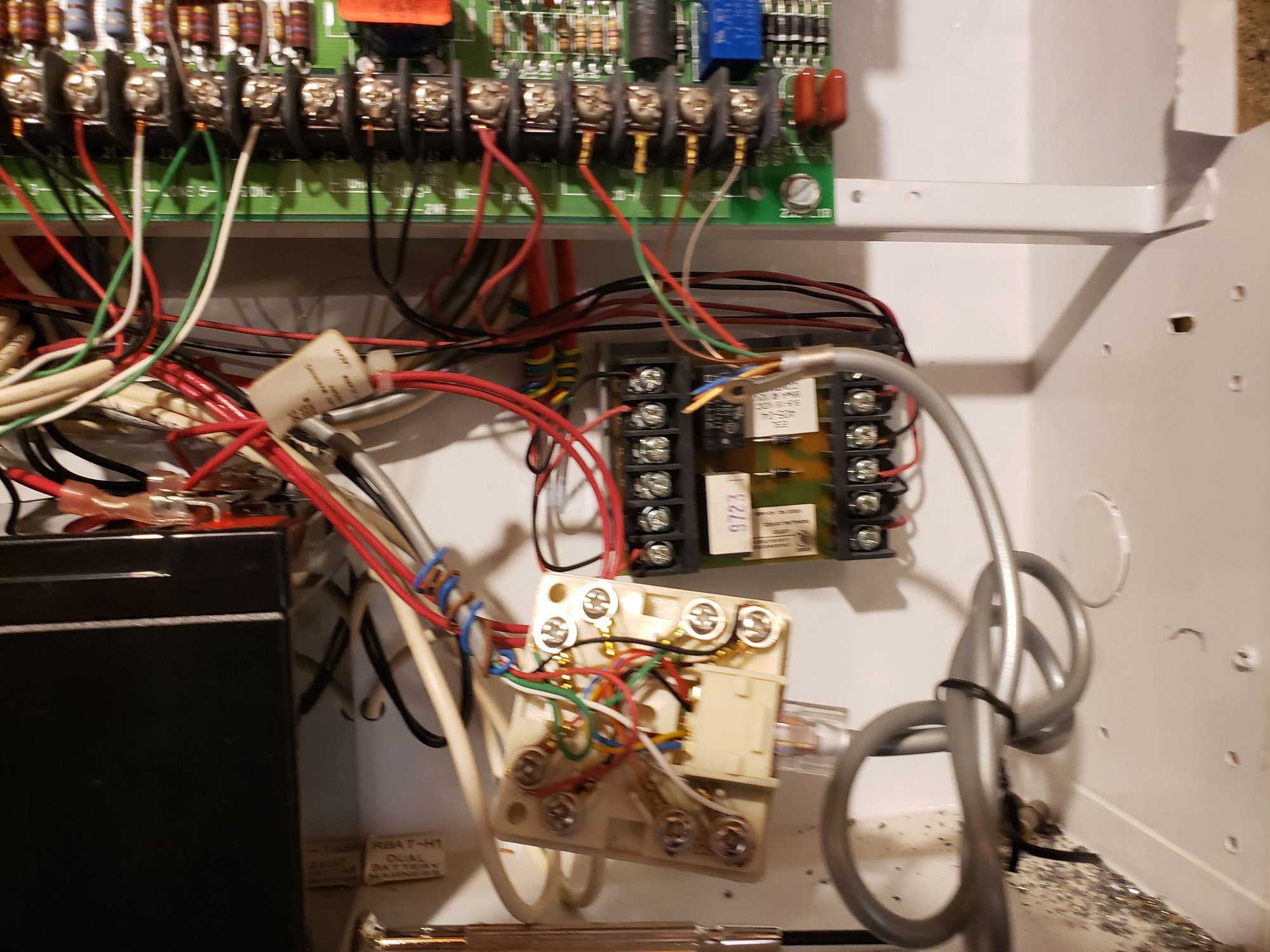 Fixing a communications failure on panel- Need to switch wiring to ...