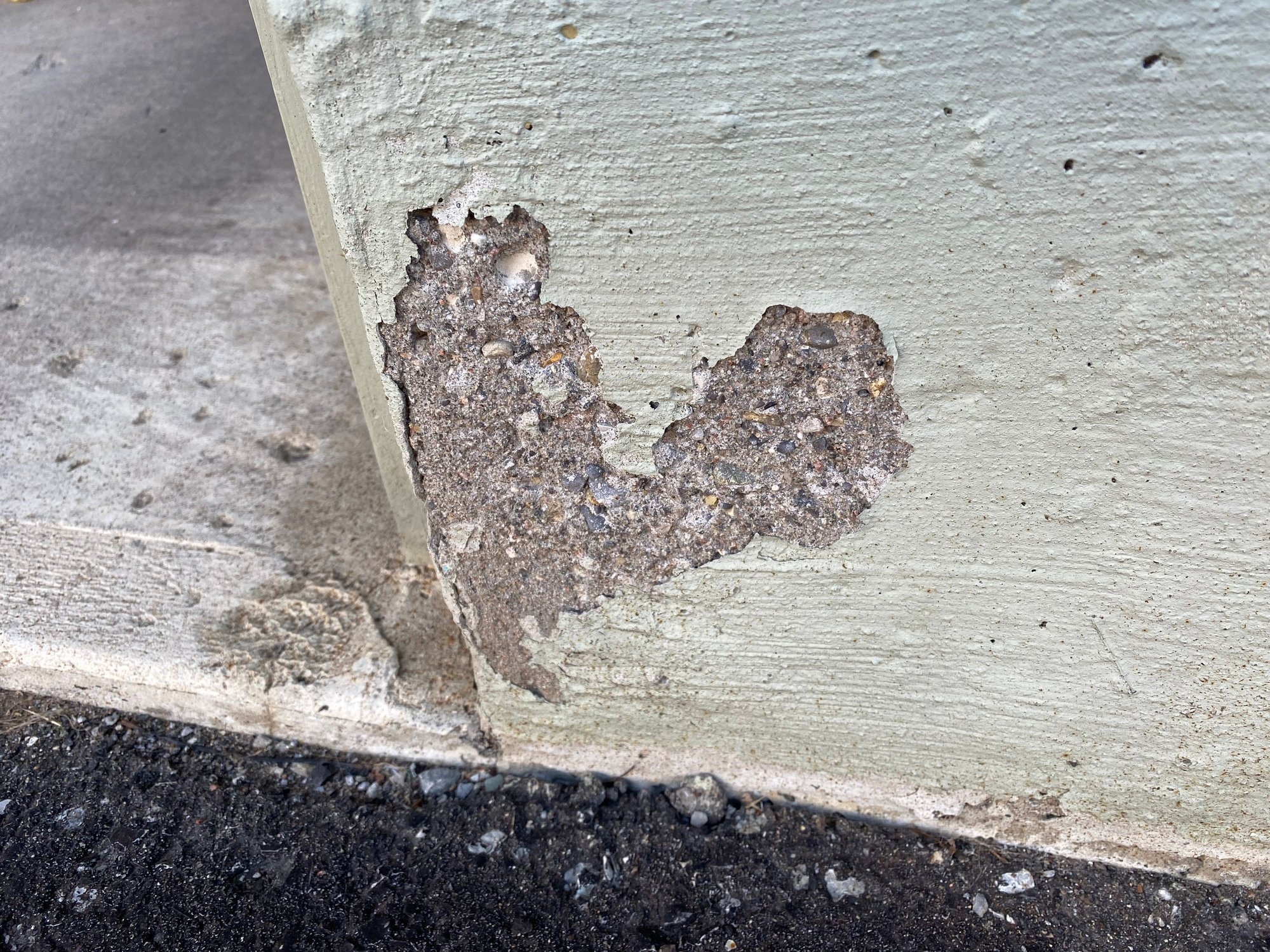 what is this plaster chipping off of my foundation? - DoItYourself.com ...