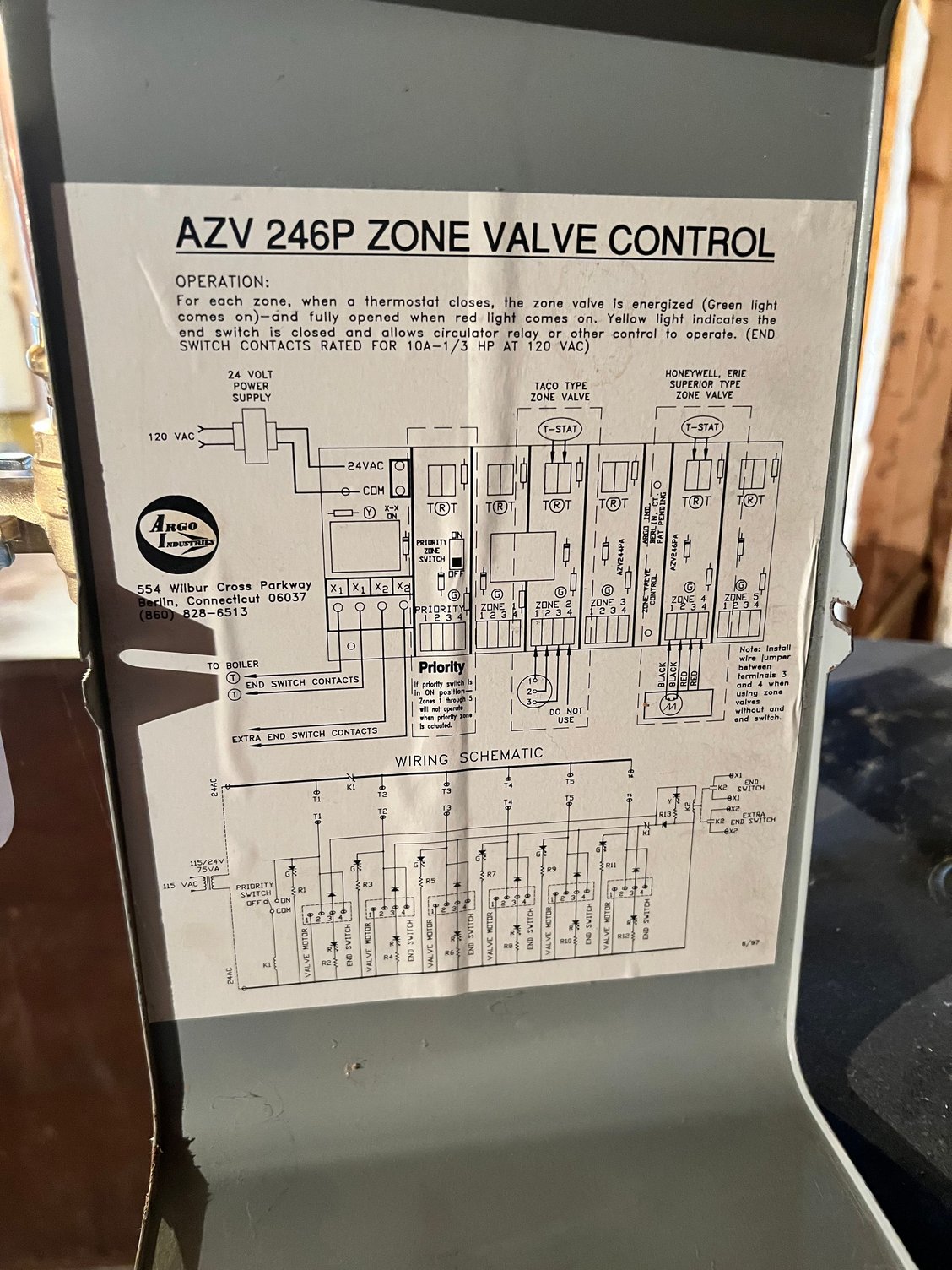 Google nest thermostats with 5-zone Argo AZV-246P controller ...