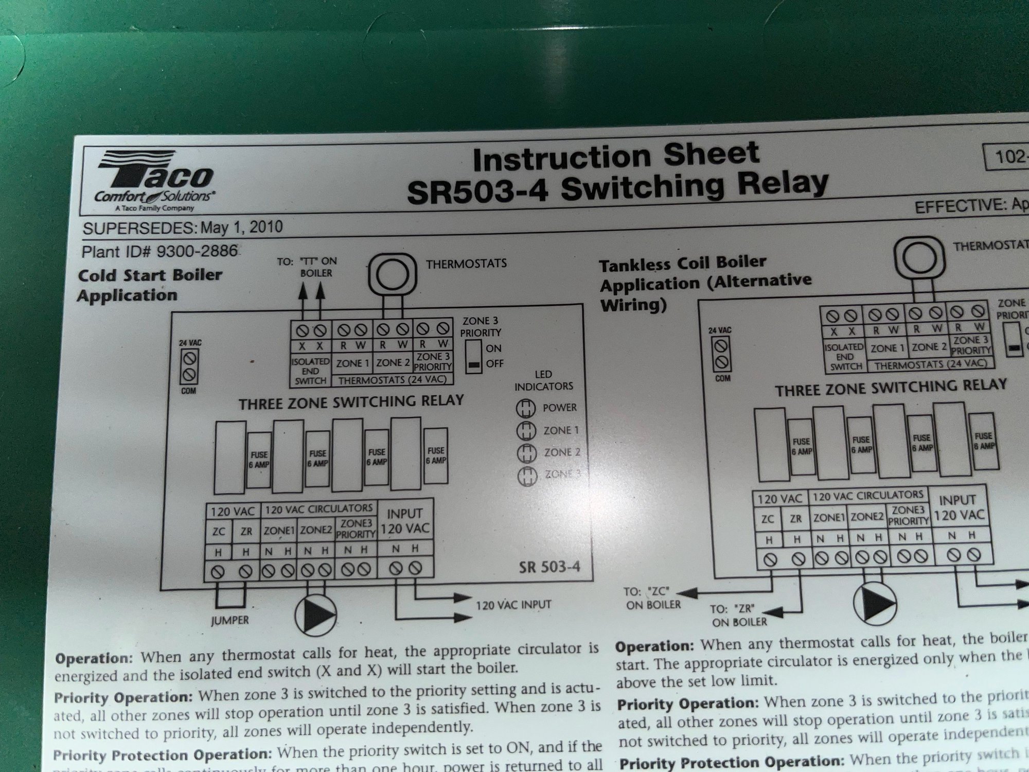 Nest tstat for taco zone controller not getting power even with nest ...