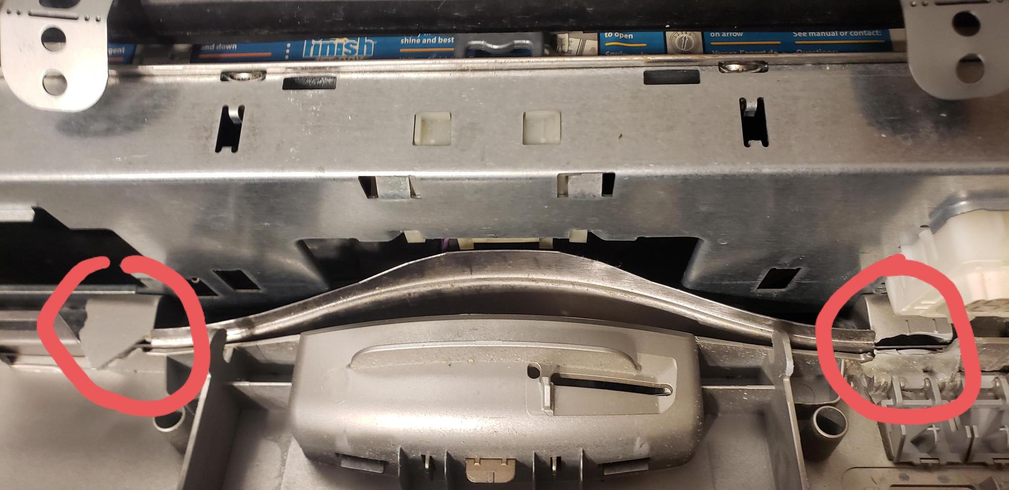 Cracked Bosch dishwasher handle\panel - DoItYourself.com Community Forums