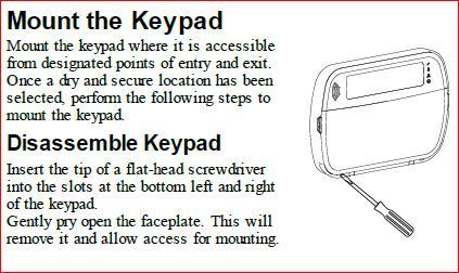 PKP-Icon (Partner) via DSC. Keypad removal from wall? - DoItYourself ...