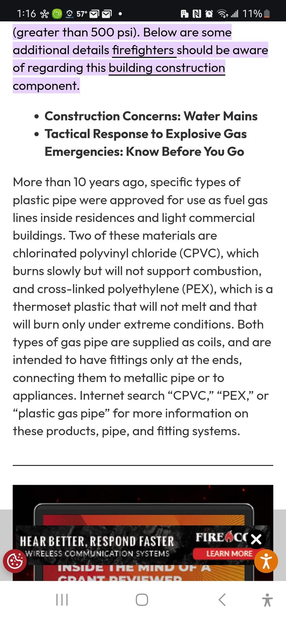 Plastic gas pipe? Indoors? - DoItYourself.com Community Forums