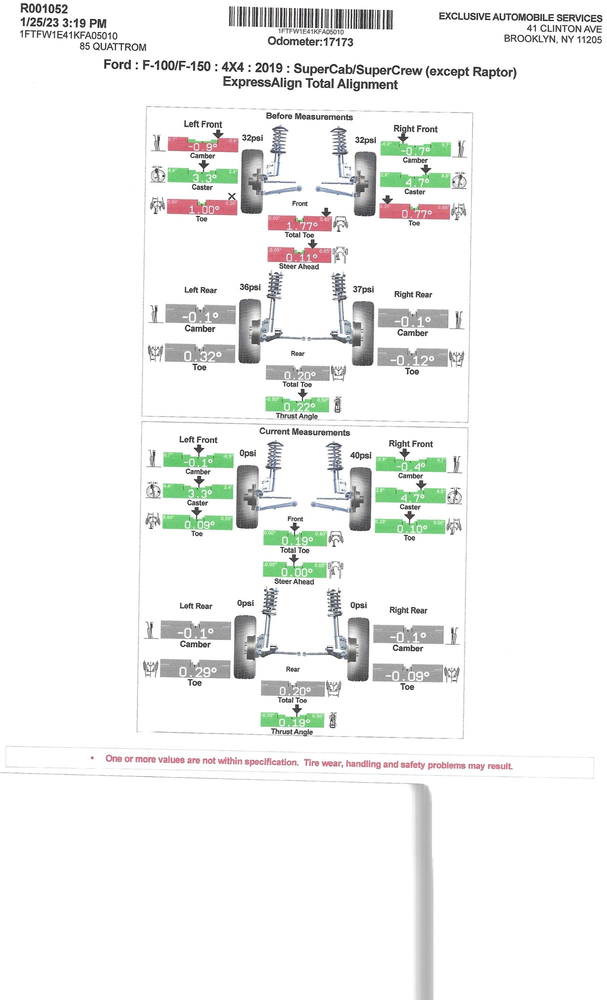 Tried Everything and still pulls left.......heeeeeeeellllpppp - Ford ...