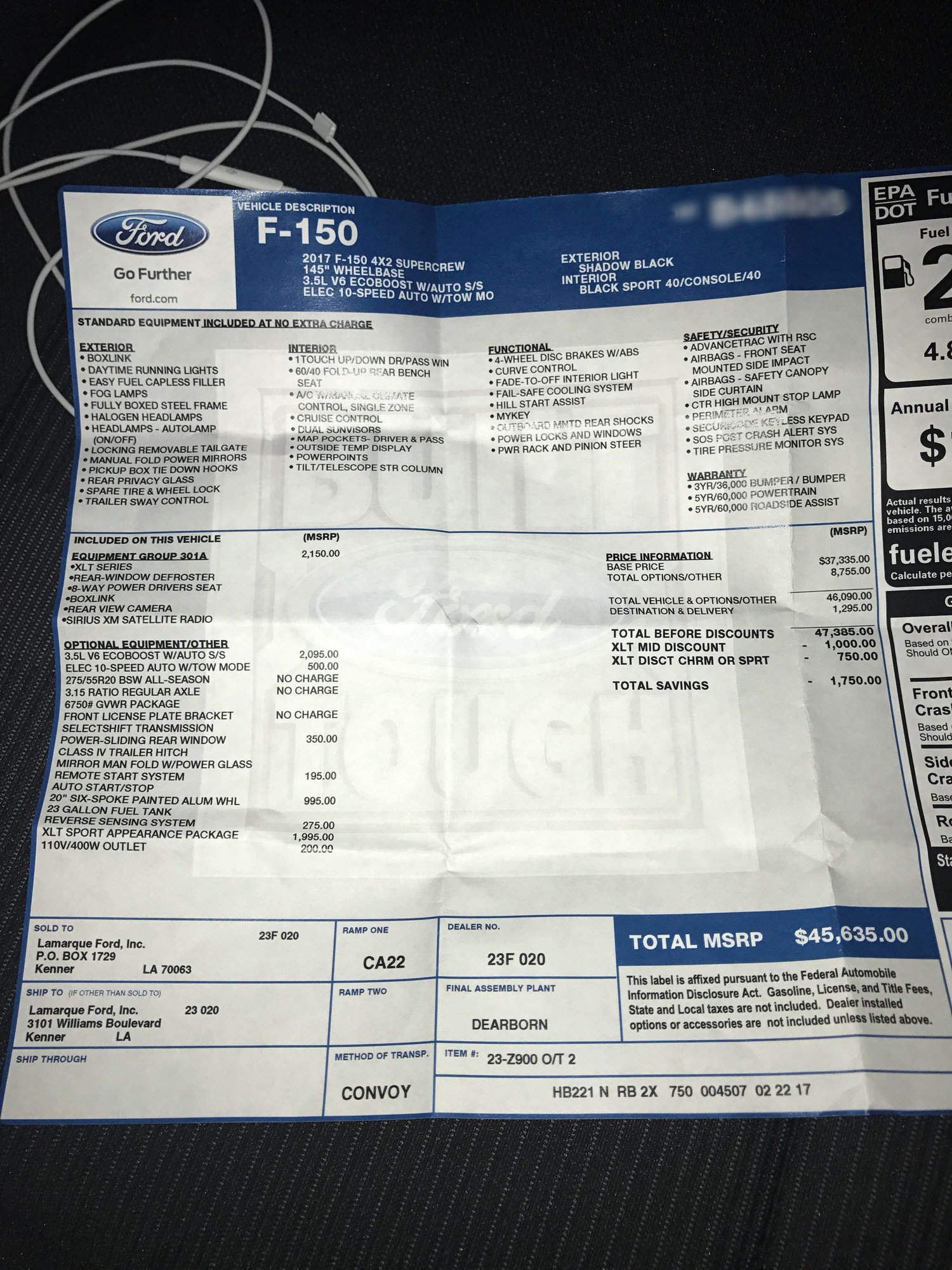 Just tell us your under invoice price paid. - Page 305 - Ford F150 ...
