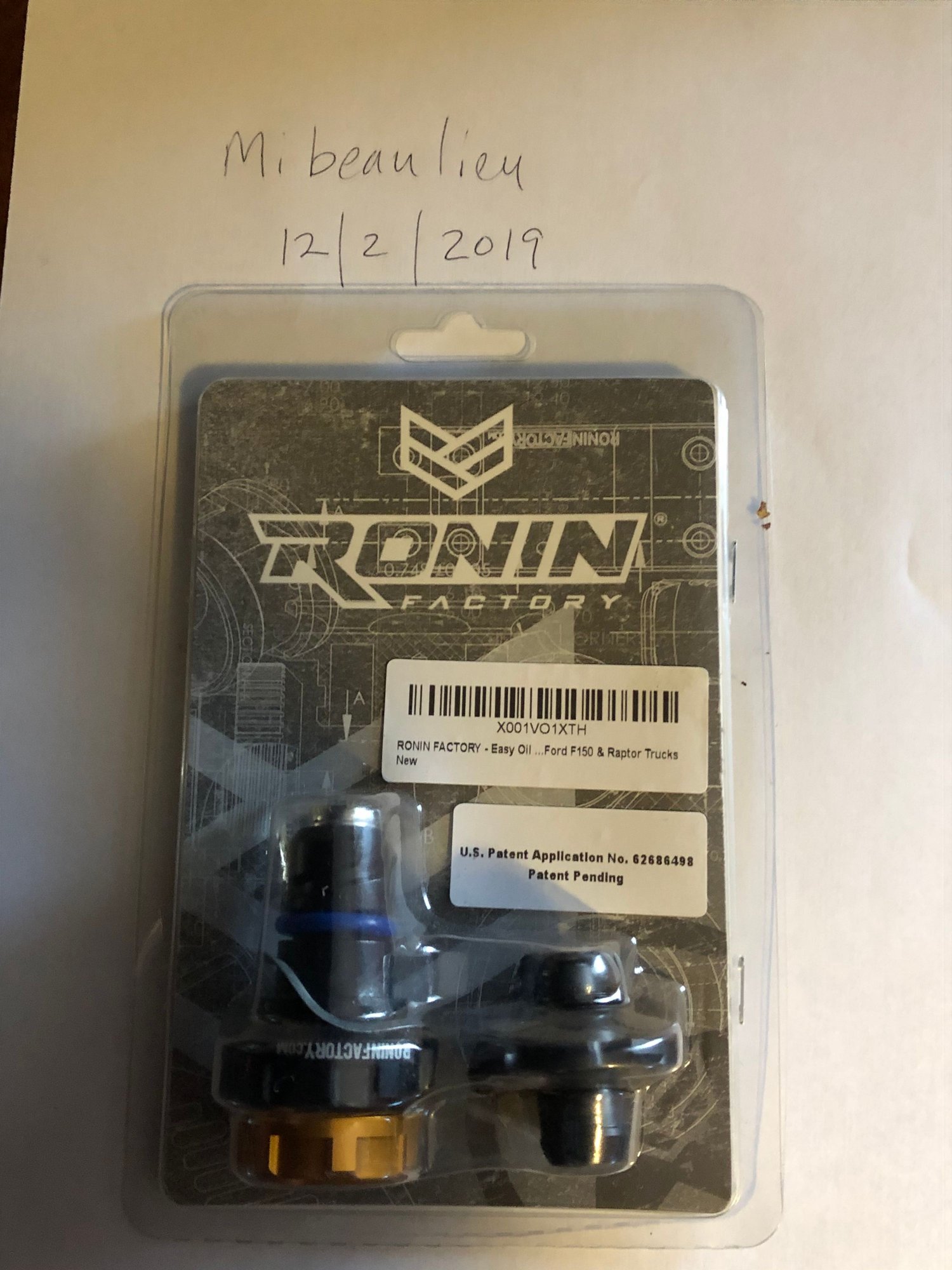 RONIN FACTORY - Easy Oil Drain for 2015+ Ford F150, Ford Raptor & Ford ...