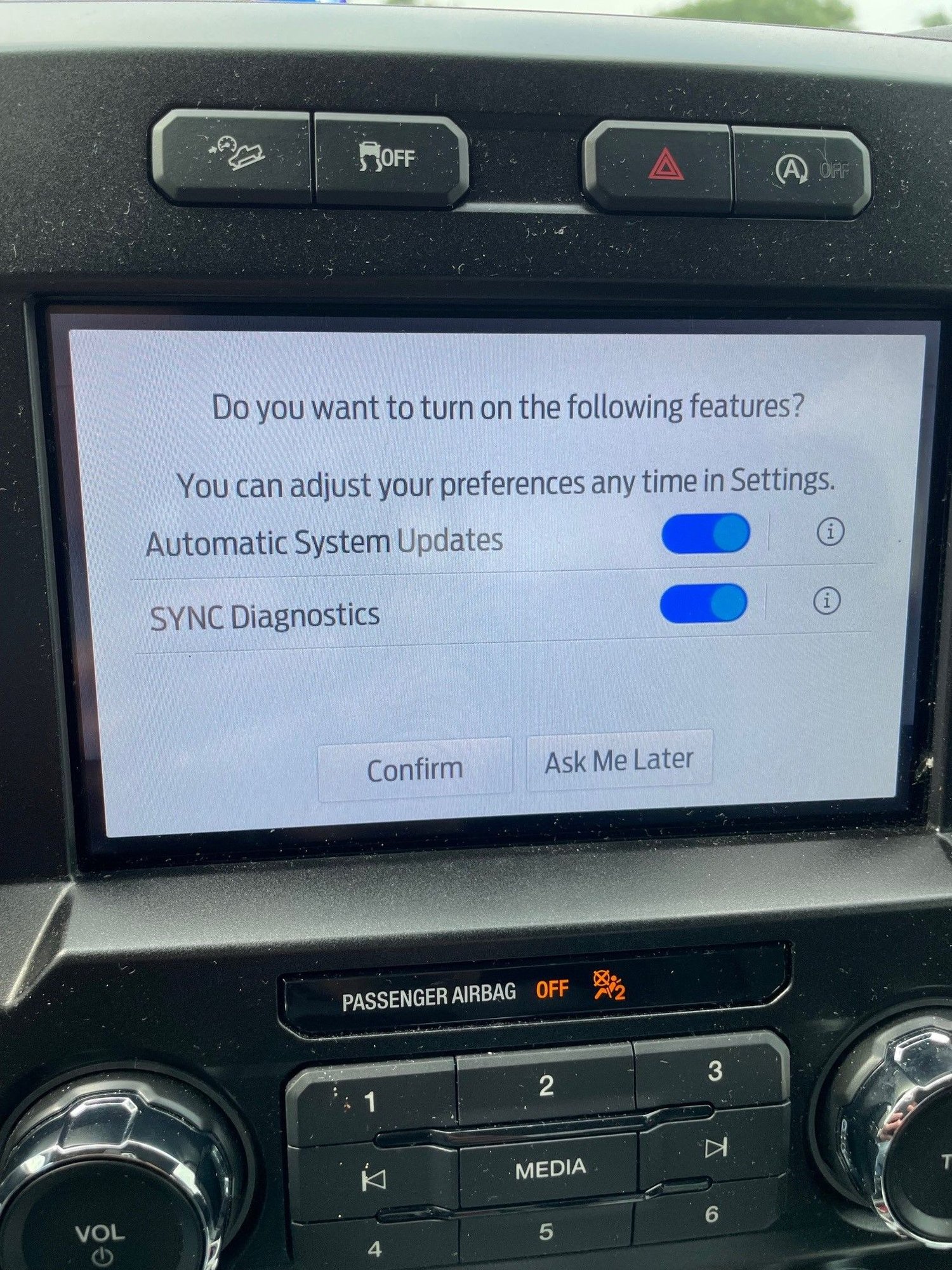 Keep getting message to "Turn on the following Features" - Ford F150 ...