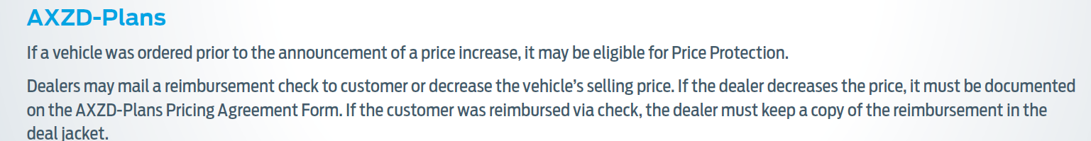 Ford stopped offering Price Protection - Page 7 - Ford F150 Forum ...